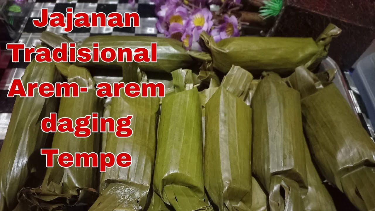Cara membuat Arem arem isi daging dan tempe ll ajanan Tradisional ll ...