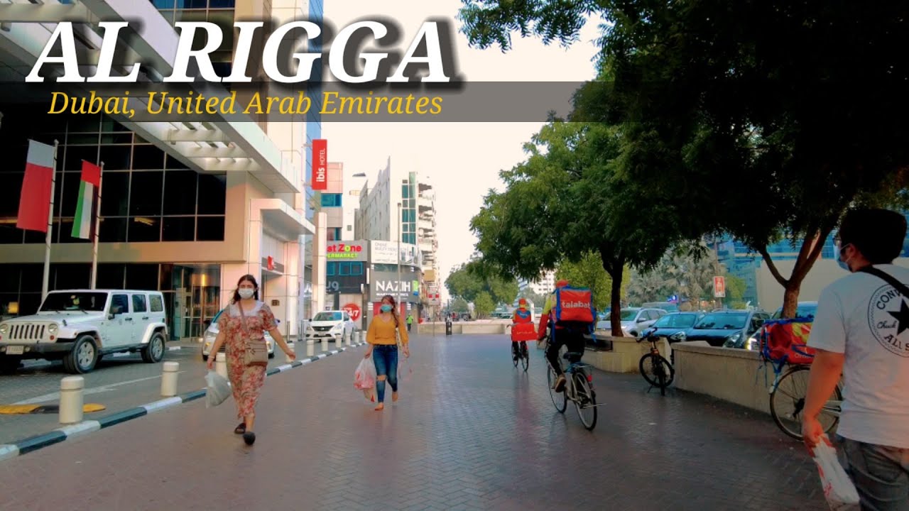 Dubai Walk Tour | Al Rigga Street Dubai, United Arab Emirates - YouTube