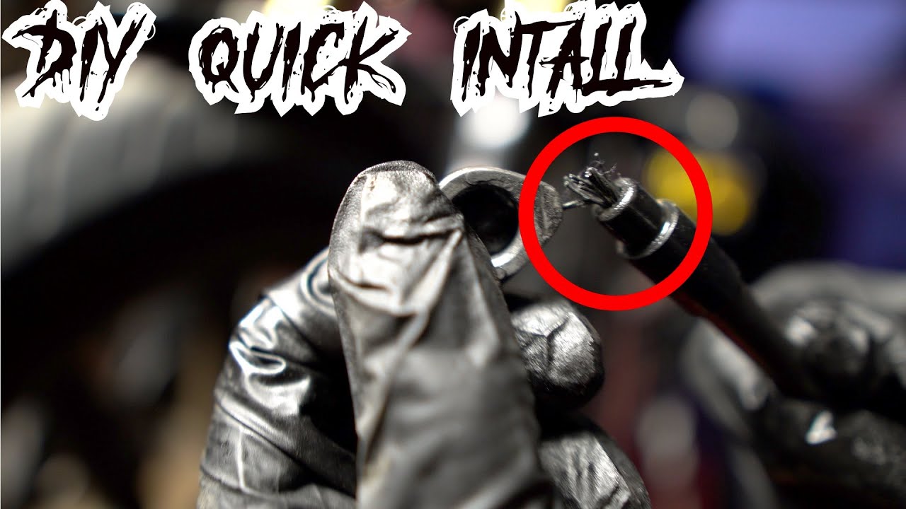 DIY CLUTCH CABLE INSTALL // QUICK AND EASY - YouTube