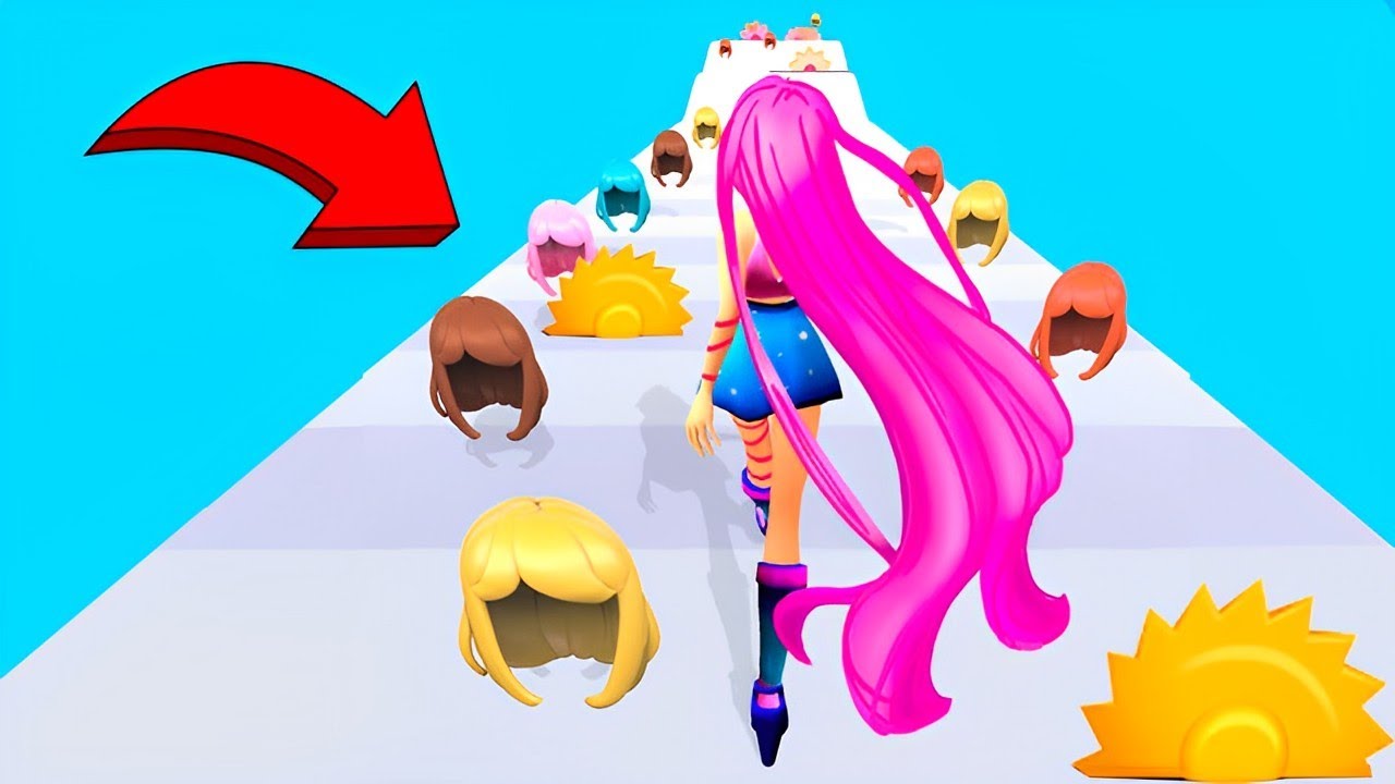 Hair Challenge Game 👩🏻‍🦰 New Update - iOS / Android Mobile Gameplay ...
