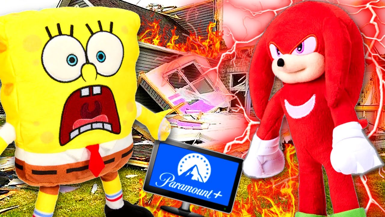 SpongeBAB Meets Knuckles! - SpongeBob Plush - YouTube