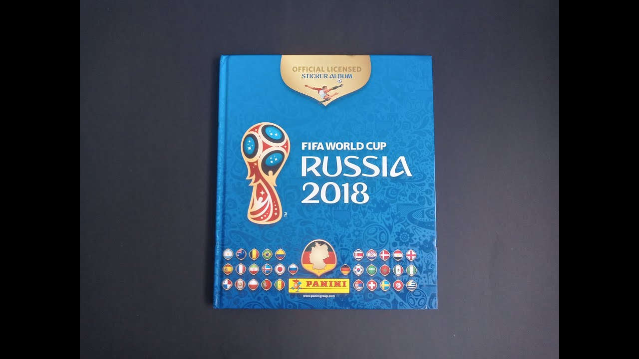 ORIGINAL PANINI RUSSIA 2018 WORLD CUP STICKER ALBUM SOCCER / FOOTBALL ...