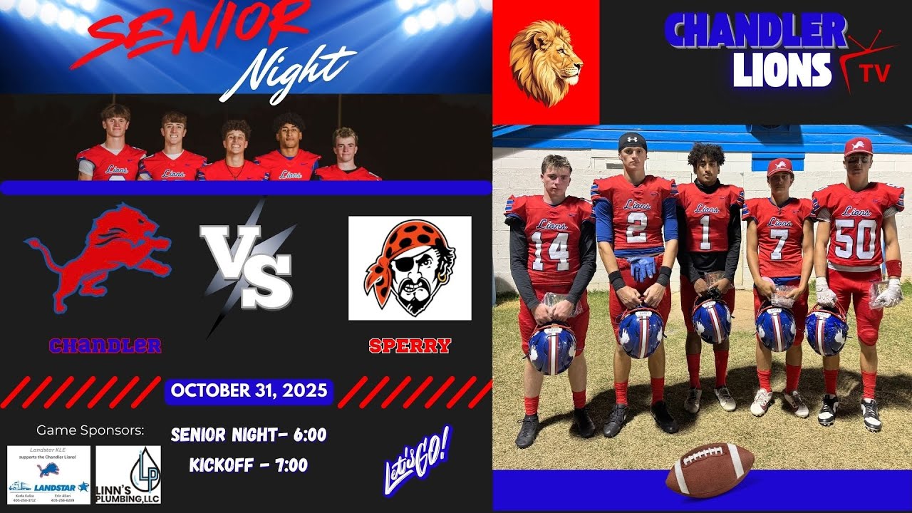 HS Football SENIOR NIGHT v Sperry - YouTube