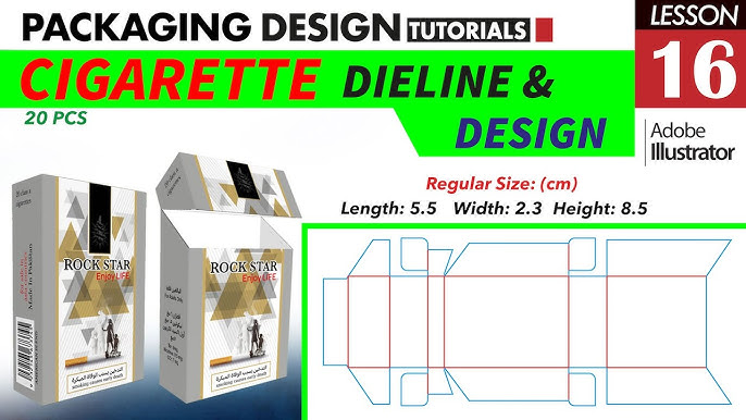 Marlboro Cigarette Box Template