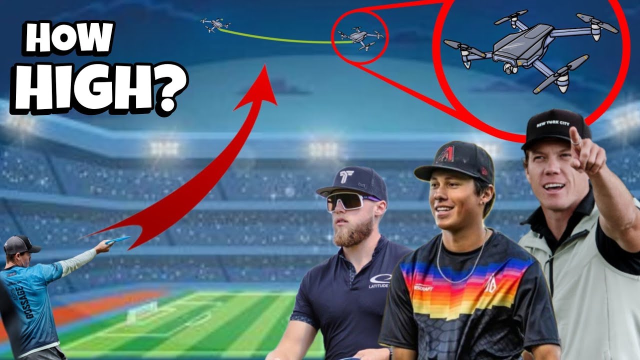 HIGHEST THROW CHALLENGE | Disc Golf w/DRONES - YouTube