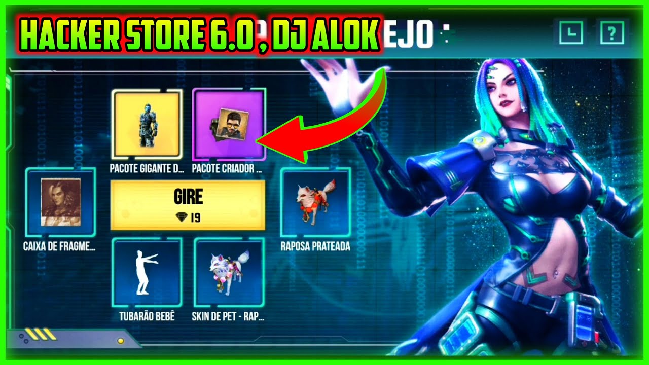 HACKER STORE 6.0 DETAILS || ALOK CHARACTER IN HACKER STORE || MG MORE ...