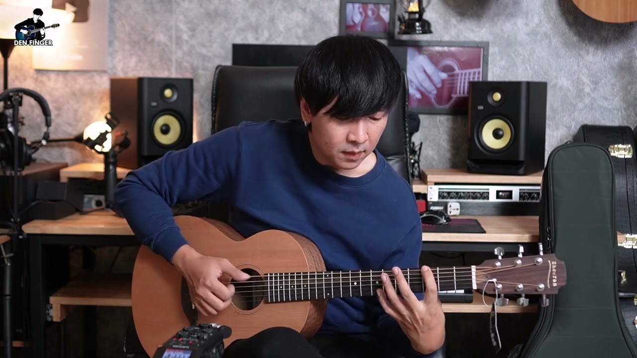 ผิงไฟ - อภิรมย์ Fingerstyle Guitar By DEN FINGER - YouTube