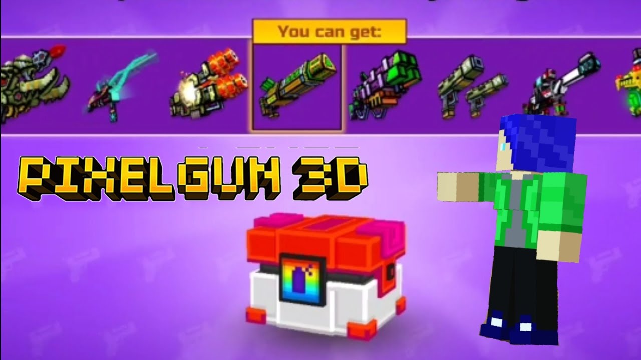 Skin chest in Pixel Gun 3D new update, New skin😮 - YouTube