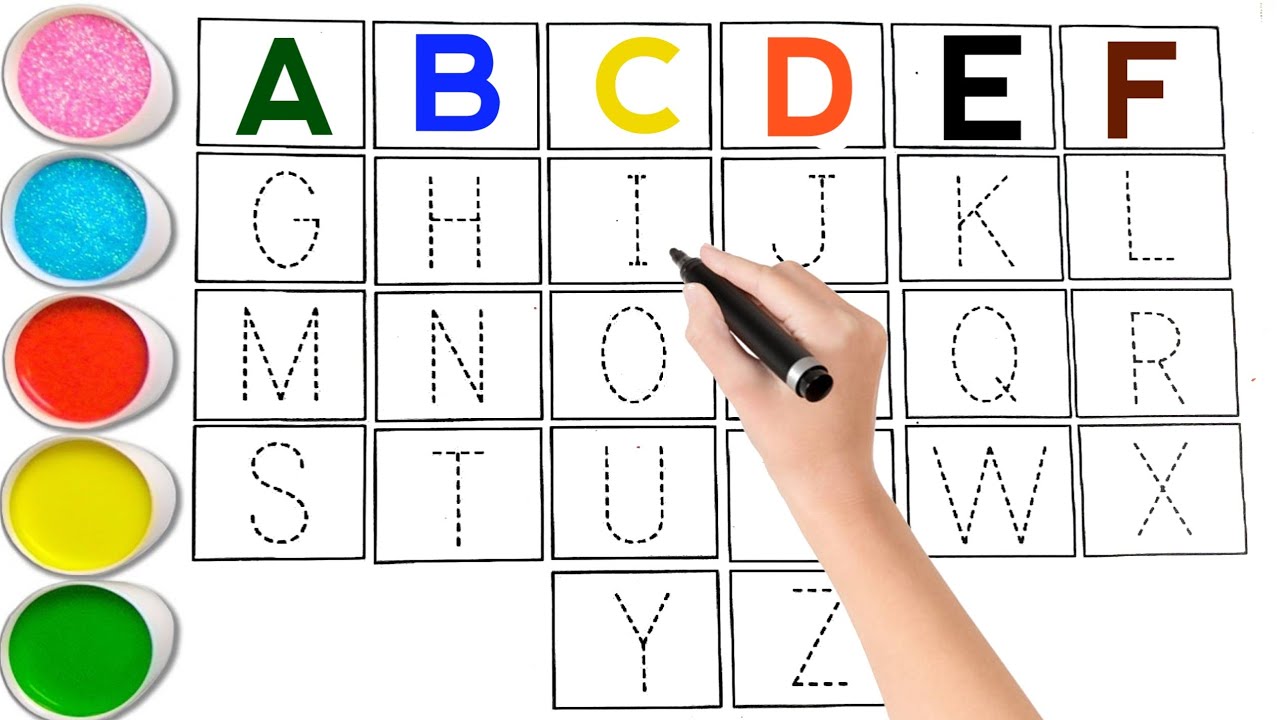 abcd, alphabets | a for apple b for ball c for cat | abc learning for ...