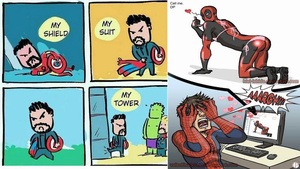 Funny laughing superhero comics - DC & MARVEL - YouTube