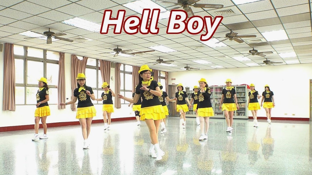 Hell Boy│Line Dance by Darren Bailey (UK)│Demo & Walk Through║地獄男孩│排舞│含導跳║4K - YouTube