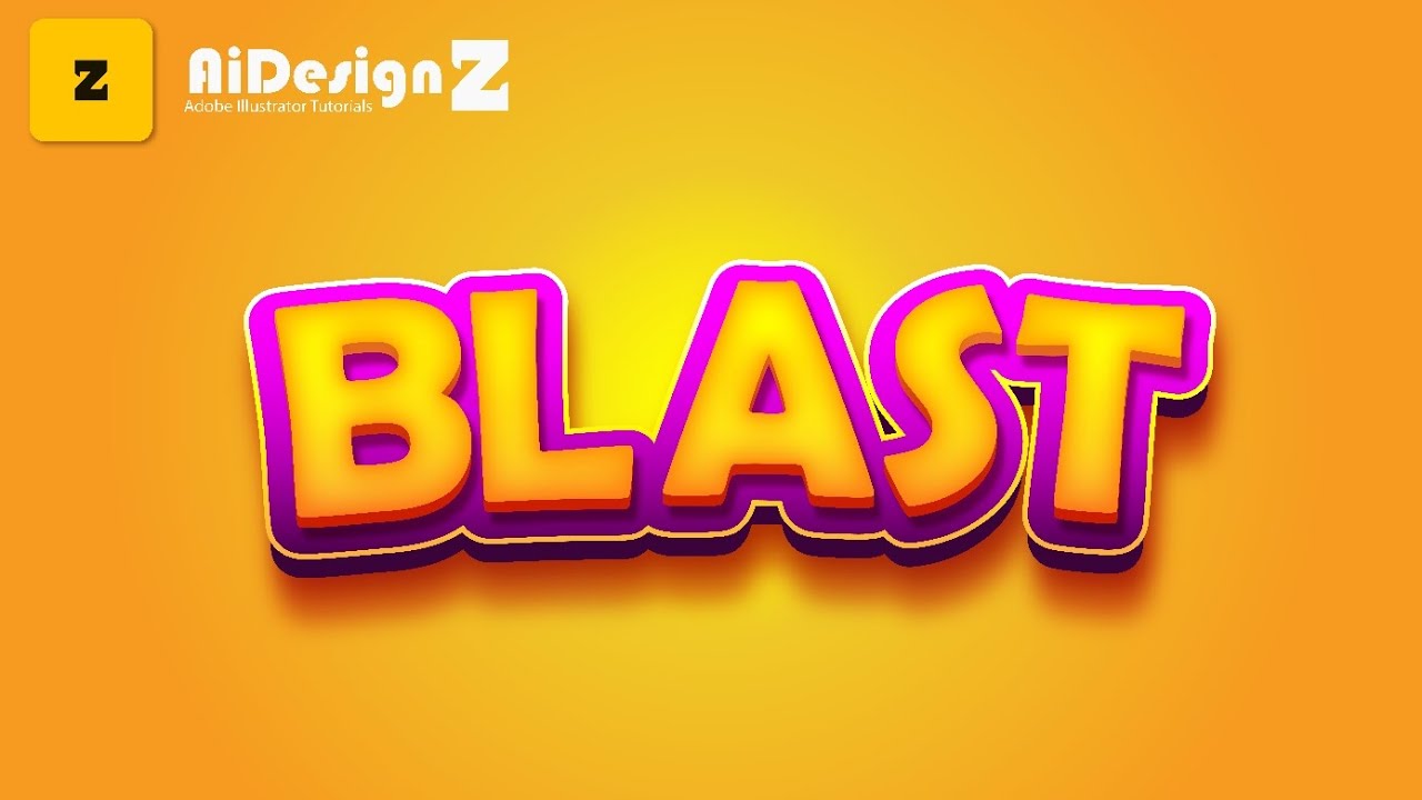 Create Stunning 3D Text in Adobe Illustrator | Adobe Illustrator ...