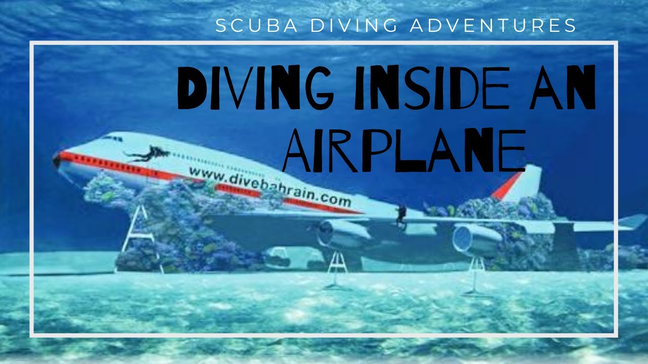 Diving inside Bahrain's Boeing 747 Airplane - YouTube