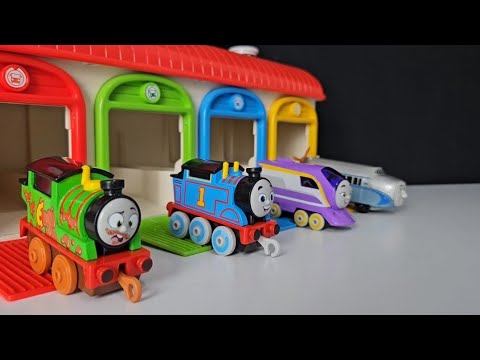 Thomas Percy Kana and Hugo Train Toys for Kids - YouTube