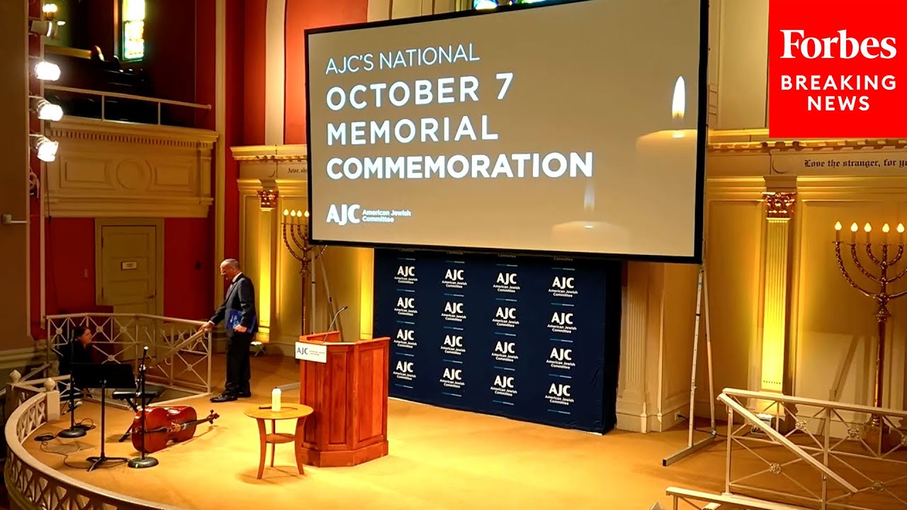 American Jewish Committee Holds National October 7 Memorial ...
