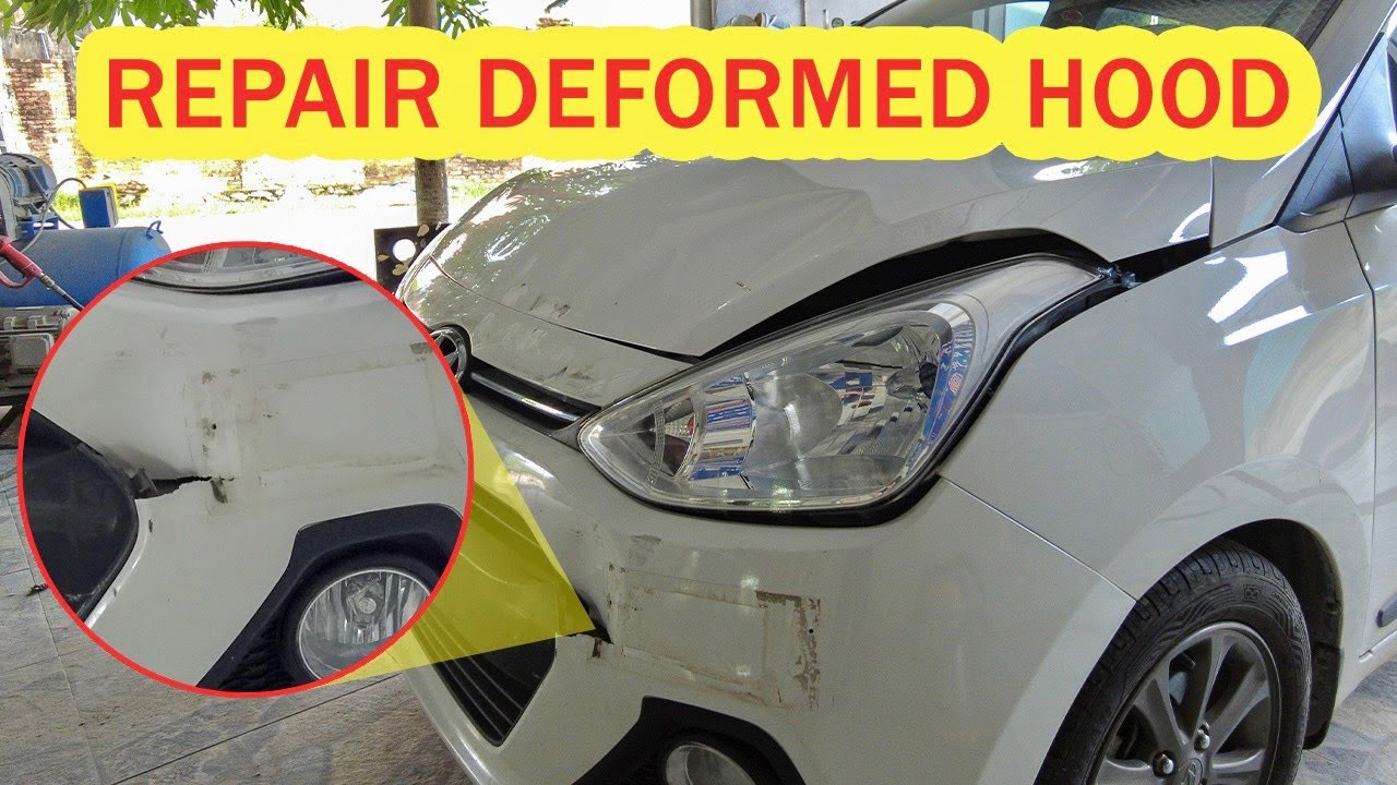 Incredible Transformation: Hyundai Grand i10 Bumper and Hood ...