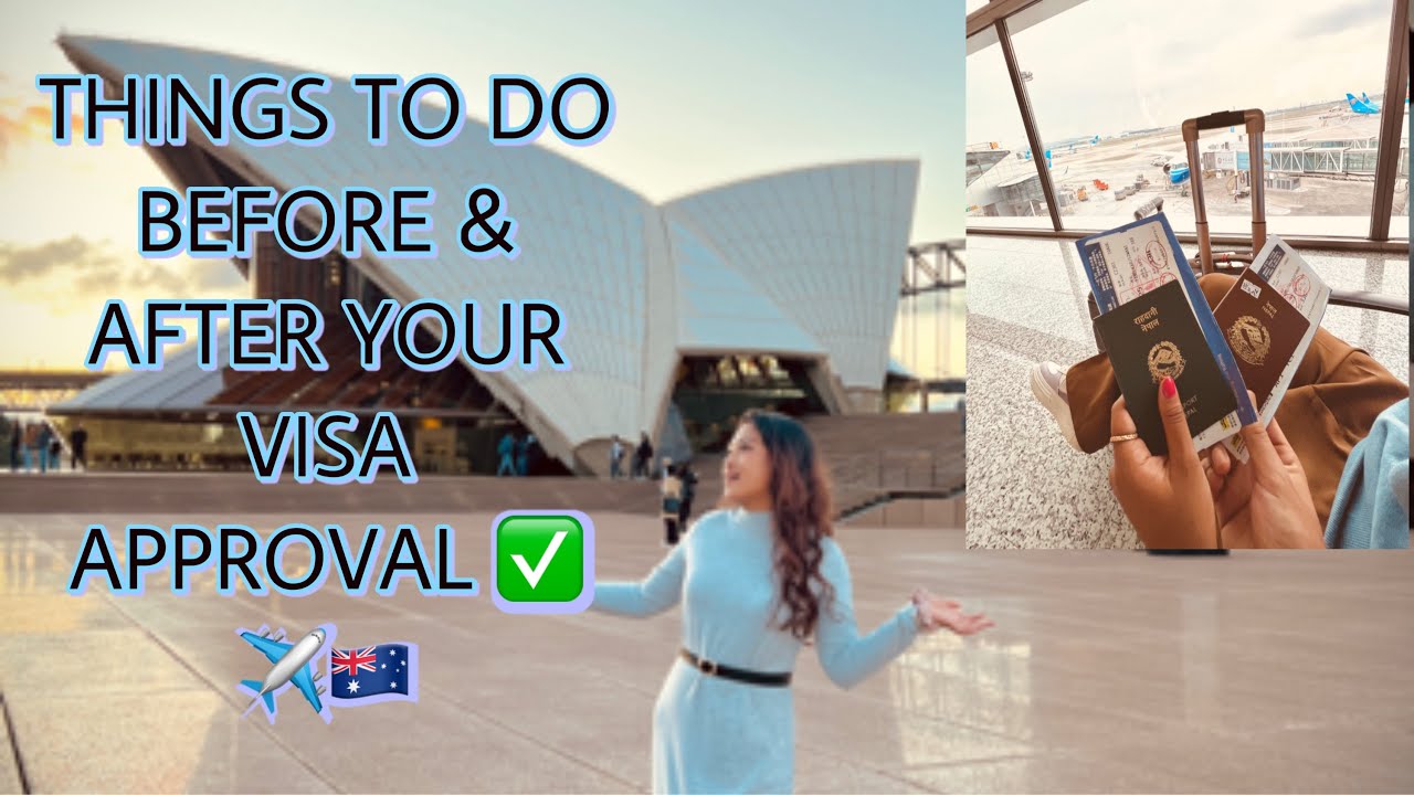Things to do Before and After VISA APPROVAL 🇦🇺 ️ || Memory || TRIP TO ...
