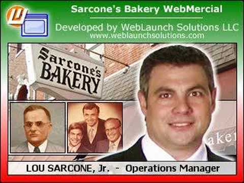 Sarcone's Bakery WebMercial - YouTube