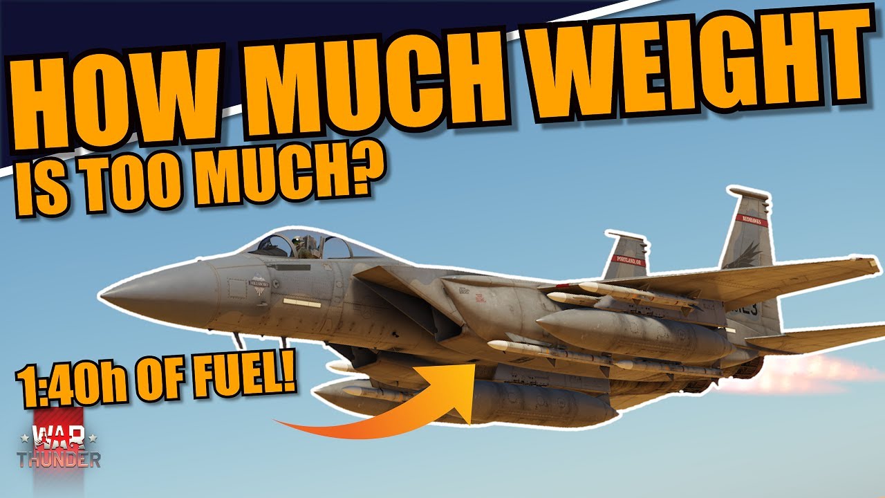 War Thunder DEV - How much FUEL is TOO MUCH for the F-15C MSIP 2 ...