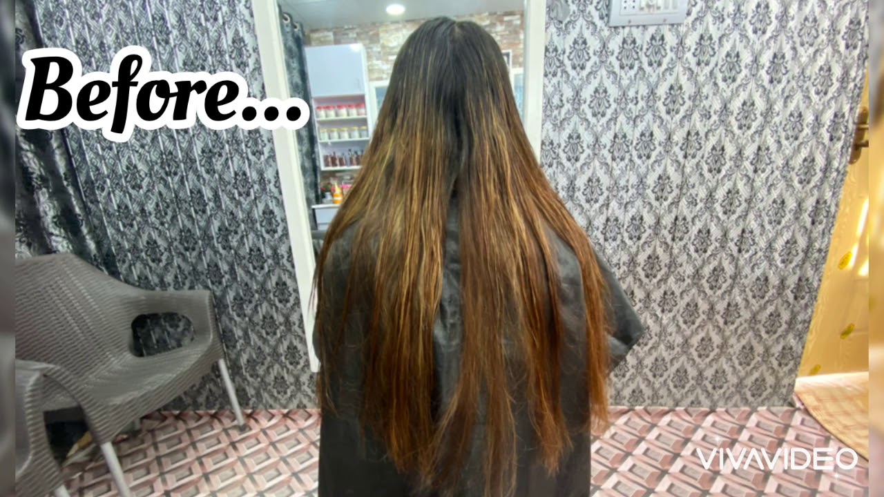 Layered haircut; How to cut perfect layer haircut from front and back ...