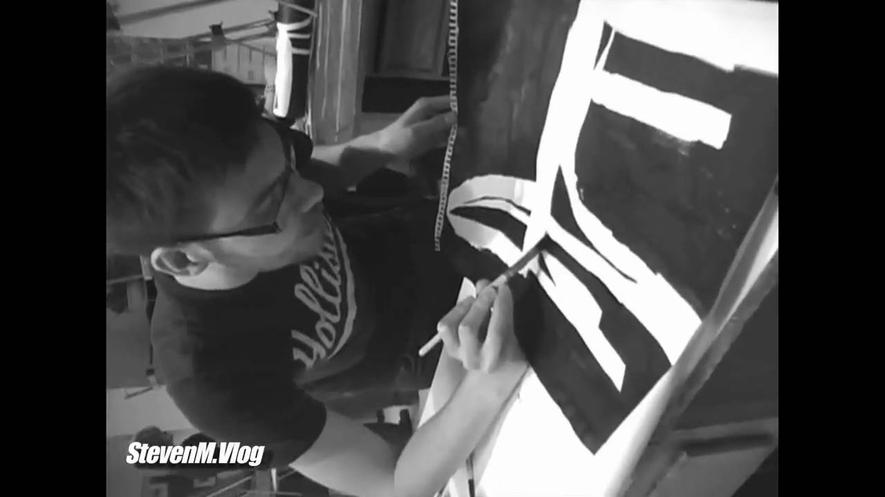 Negative Space Drawing With Ink - YouTube