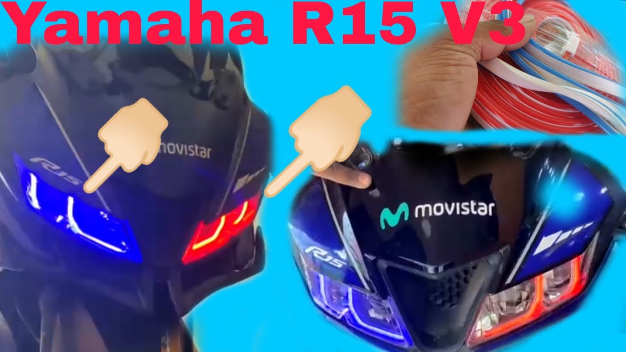 Yamaha R15 V3 accessories available contact 9667041105 - YouTube
