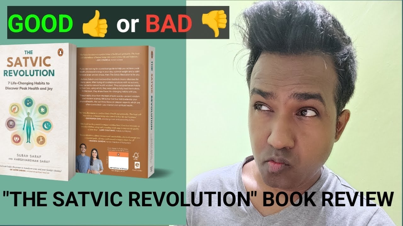 "THE SATVIC REVOLUTION" BOOK REVIEW/WORTH TO READ THIS BOOK????/GOOD 👍 ...