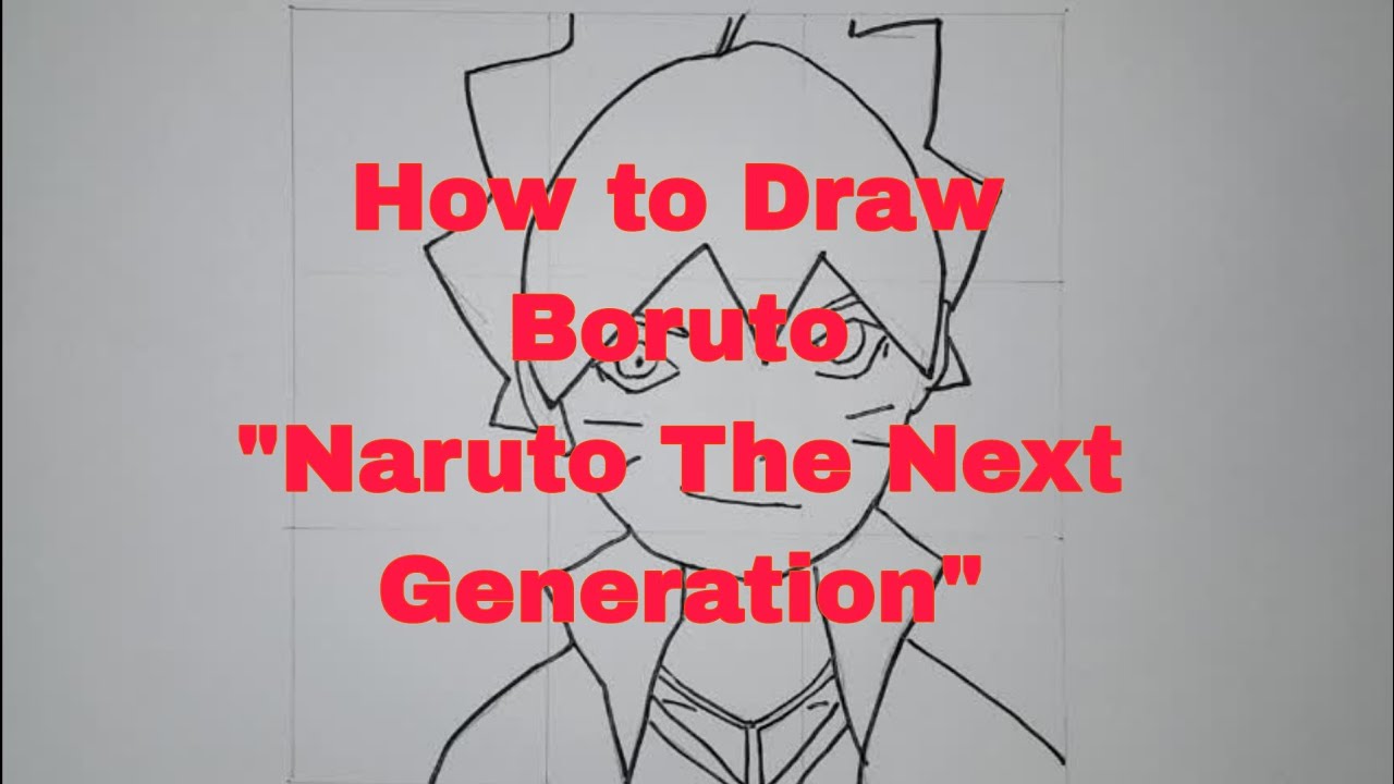How to draw Boruto from " Boruto : Naruto next generations" for ...