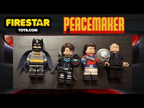 Firestar Toys Peacemaker And BTAS Batman Custom Lego Review - YouTube