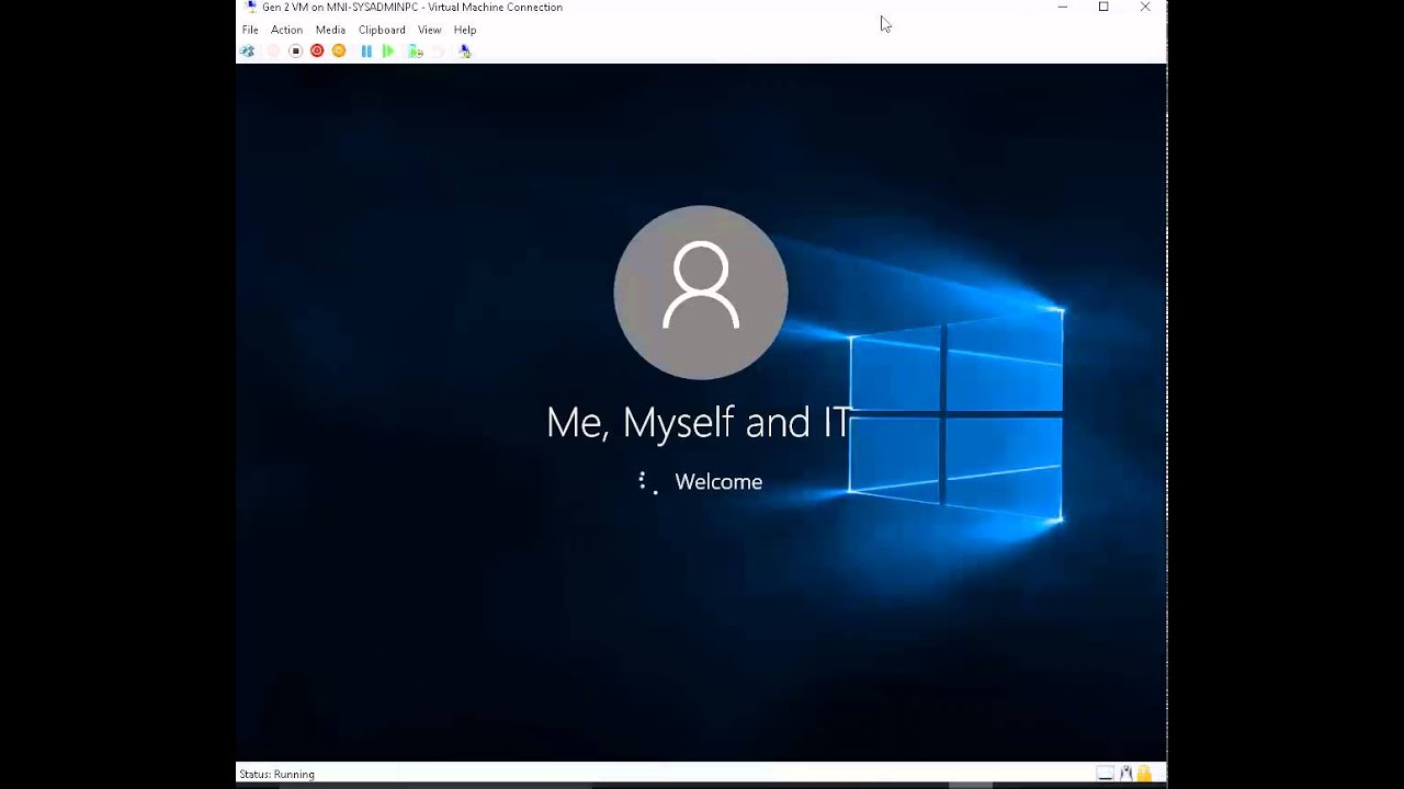 Windows 10 First Log in Experience Before Disabling the Animation - YouTube