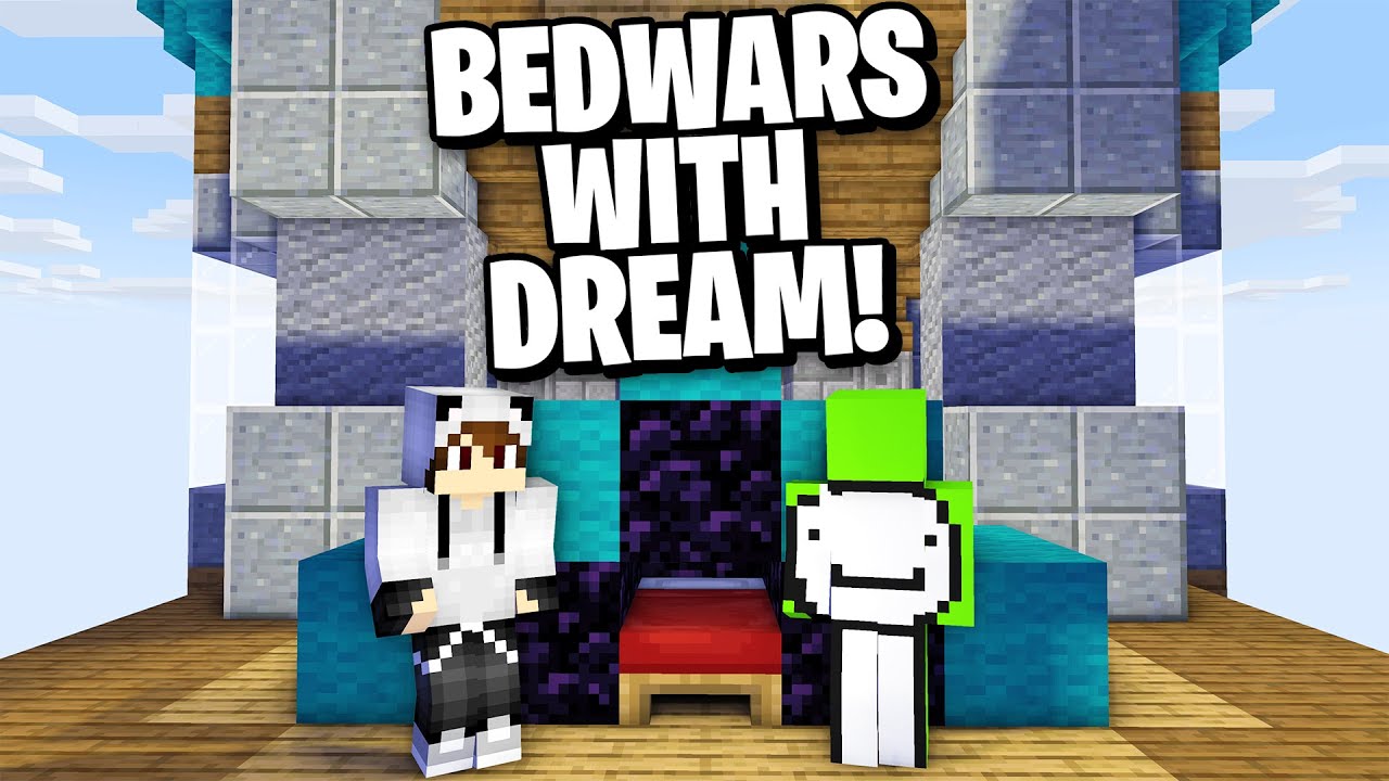 I played Minecraft Bedwars with Dream... (Hypixel Bedwars) - YouTube