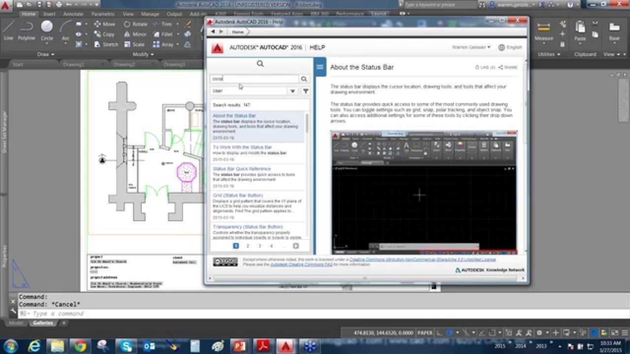 CAD-1 Presents - AutoCAD 2016 New Features & New Delivery - YouTube
