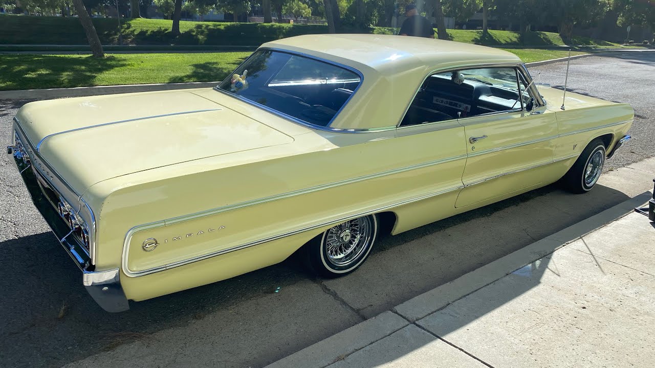 POV- cruising down the the street in a 64 impala - YouTube