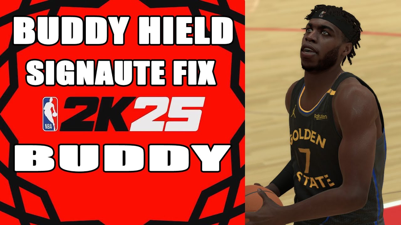 Buddy Hield Signature Fix NBA2K25 - YouTube