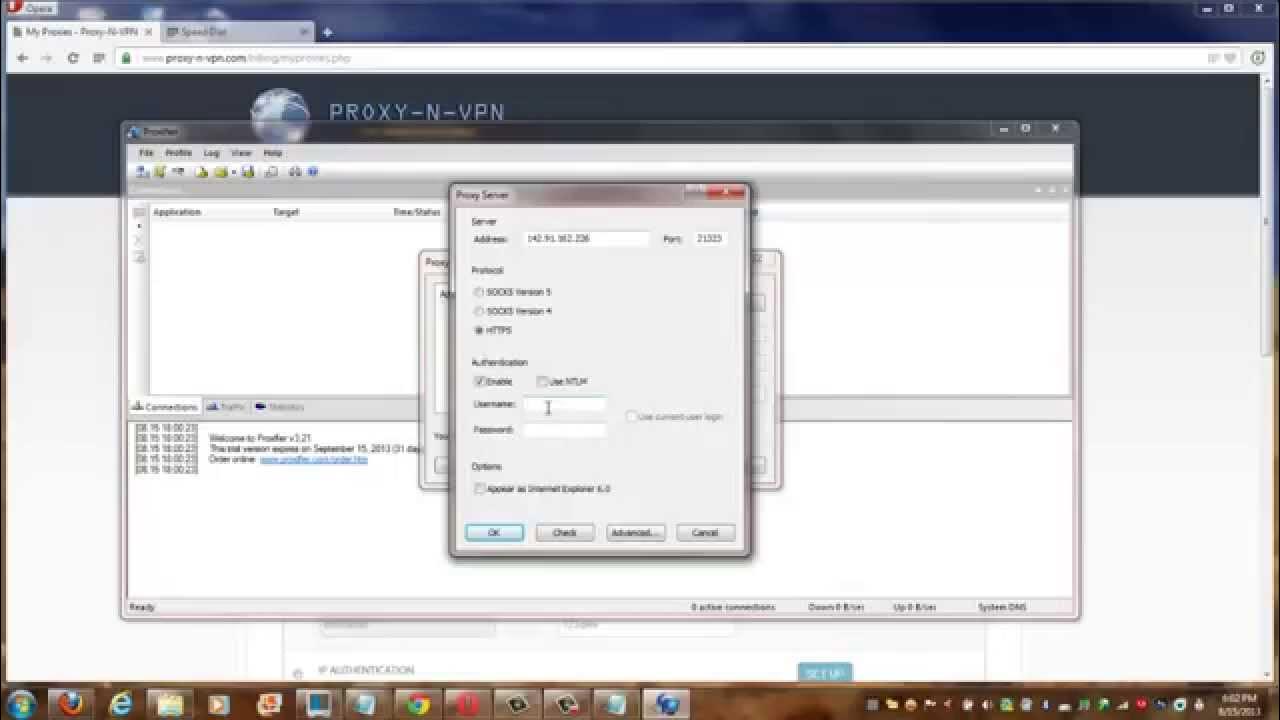 How to use Proxy-N-Vpn private and shared proxies with Proxifier - YouTube