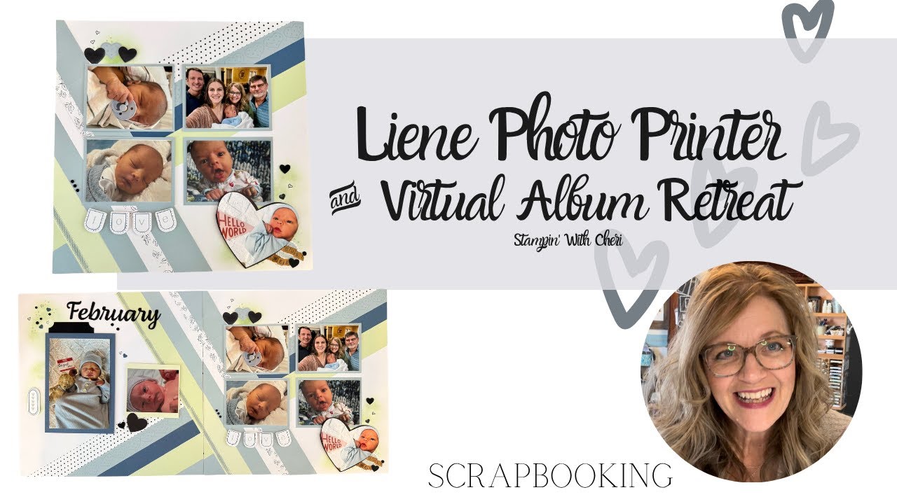 FUN Scrapbooking Pages AND Liene Photo Printer Details - YouTube