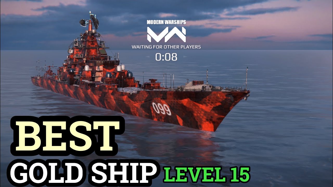 Best Gold Ship Tier 3 For Level 15 - Modern Warships - YouTube