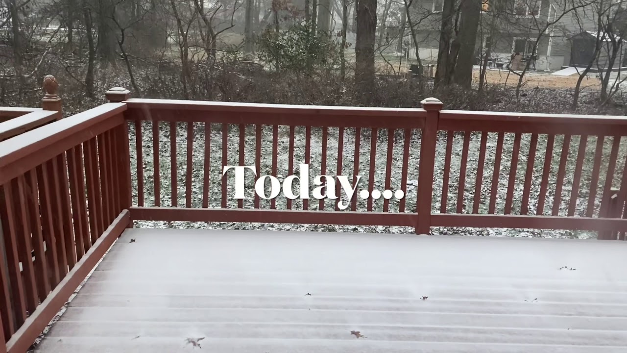 Snowfall Dec 16 2020 - YouTube