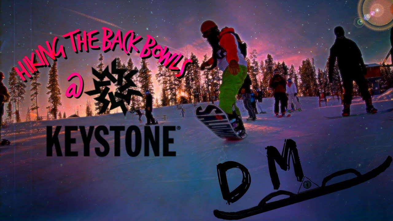 SUNSETS AND BACK BOWLS AT KEYSTONE 2017/2018 - YouTube