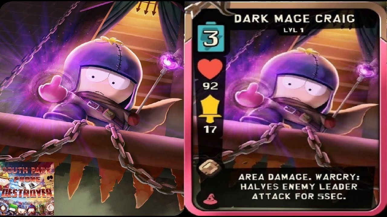 How To Beat Dark Mage Craig Boss Fight Walkthrough | South Park Phone ...