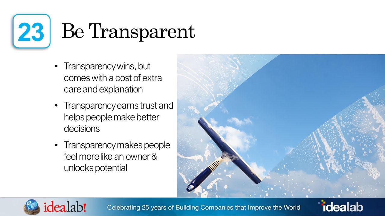 Transparent (Bill Gross Idealab) Lesson 23 - YouTube