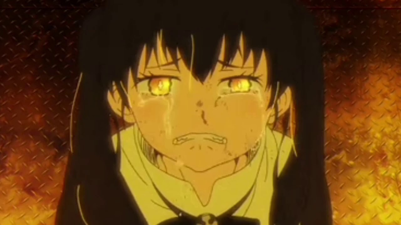 Tamaki crying| Fire Force Anime - YouTube