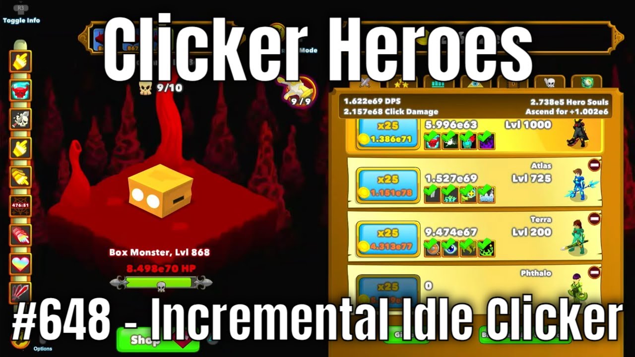 Clicker Heroes #648 - Incremental Idle Clicker - YouTube