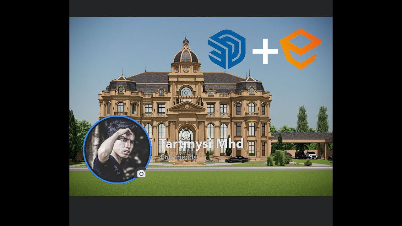 Animation with SKETCH UP + ENSCAPE CLASSIC VILLA 2022 - YouTube