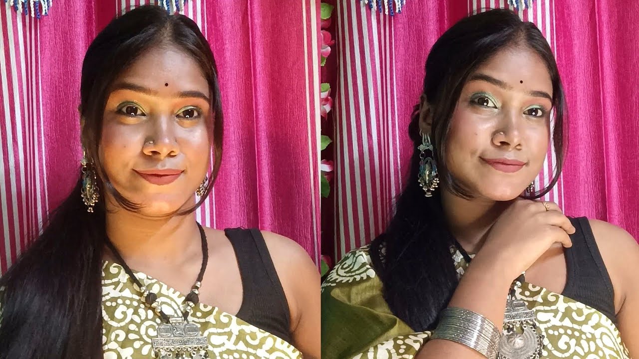 Shivratri Special 10Min Make-up Tutorial 💄💚 | Simple Makeup - YouTube