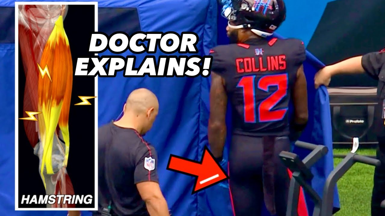 Doctor explains Nico Collins Hamstring injury in 60 seconds #Texans # ...
