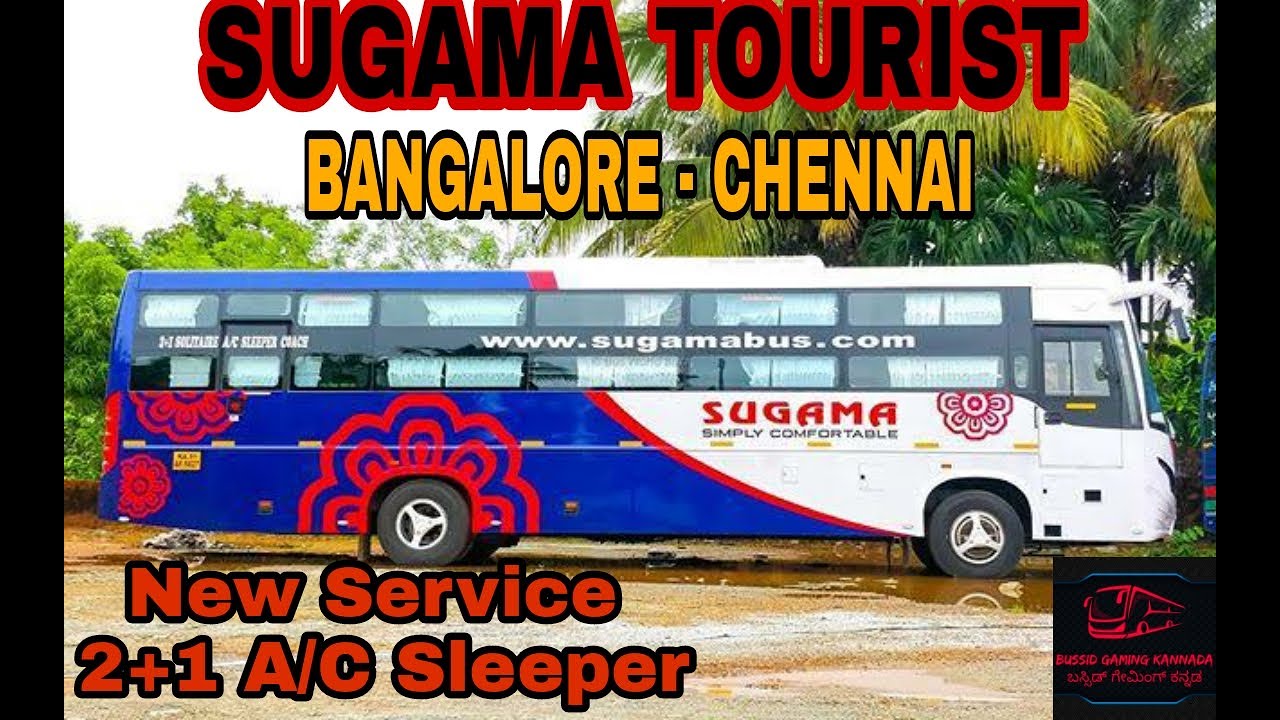 SUGAMA NEW SOLITAIRE SLEEPER|Bangalore - Chennai|Bus Simulation Gaming ...