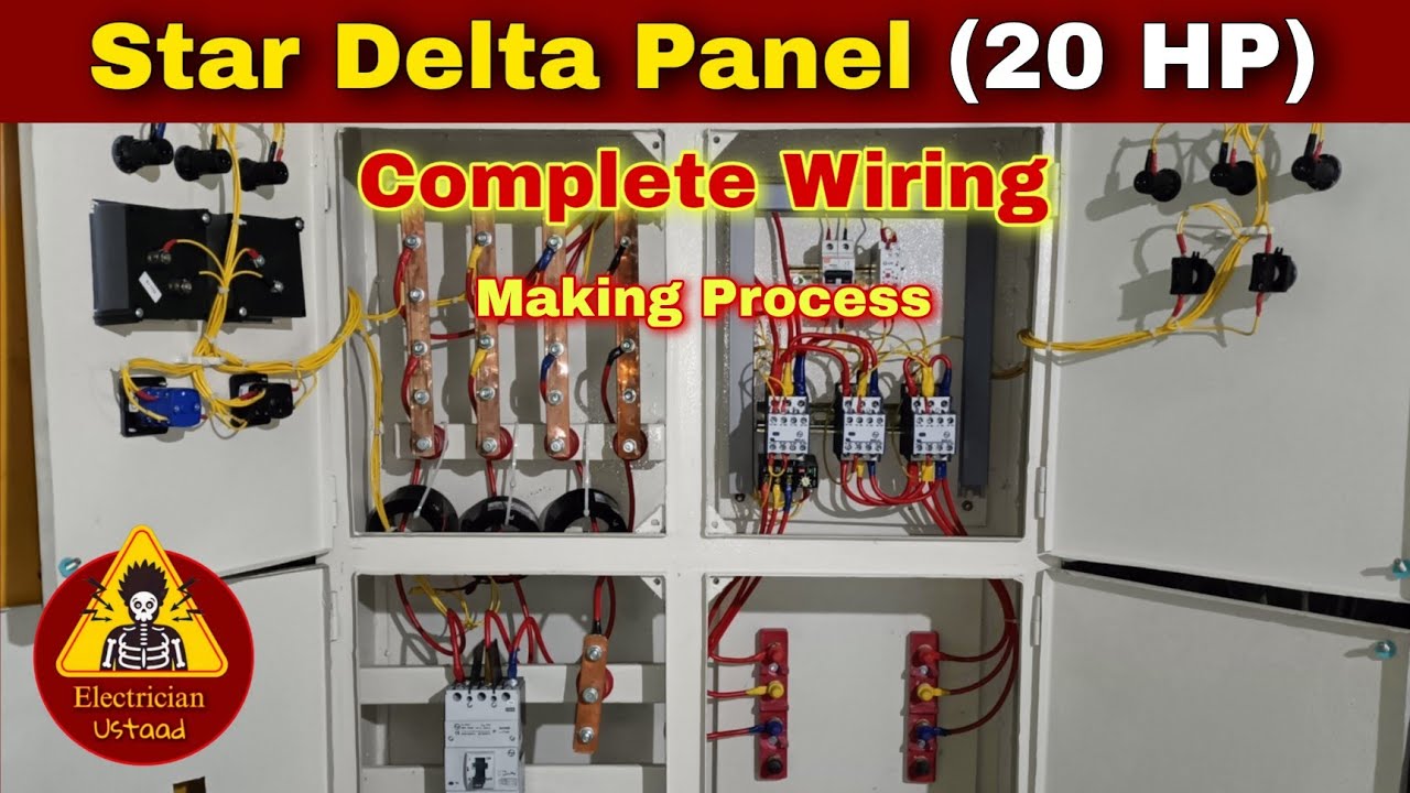 Star Delta Starter | Star Delta Starter Panel Control Circuit Wiring ...
