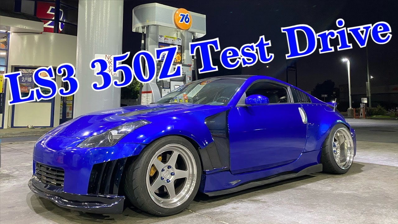 LS3 350Z First Drive/ They started shooting at us!!! - YouTube