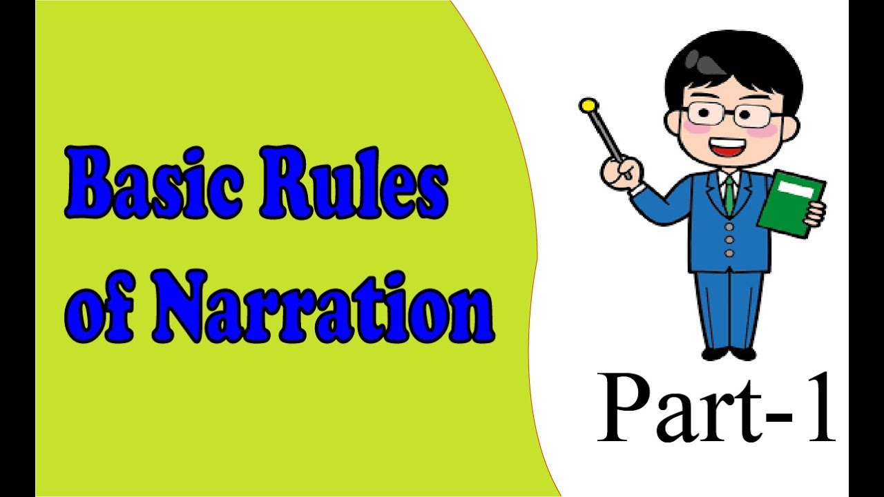 Basic Rules of Narration/// Narration part-1 - YouTube